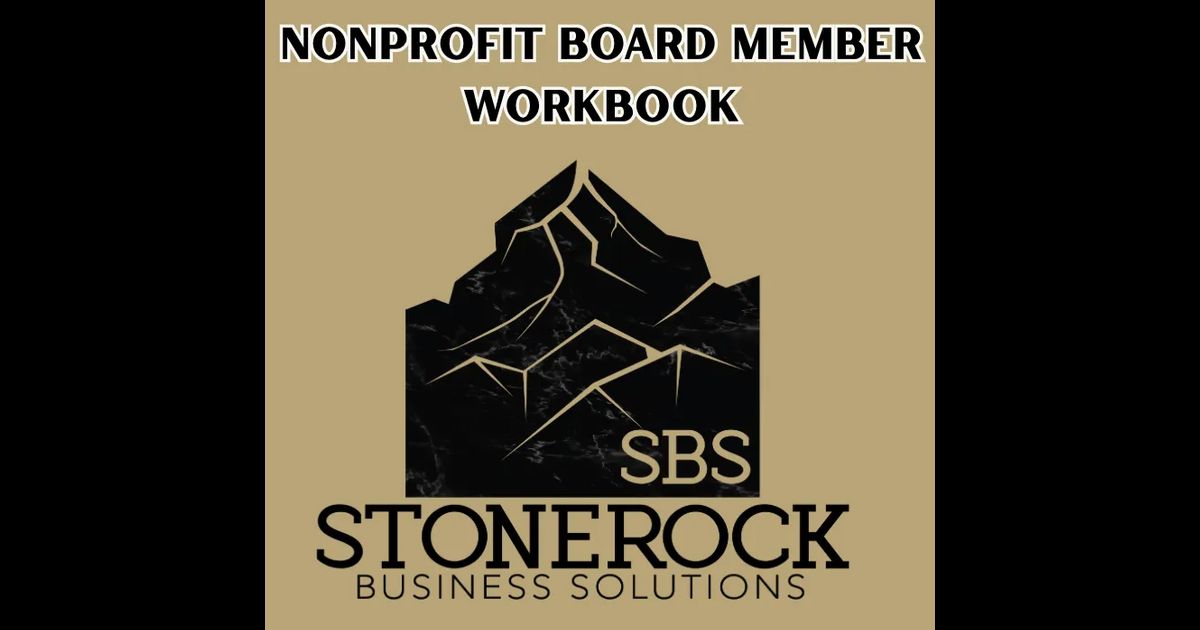 Nonprofit Board Member Workbook